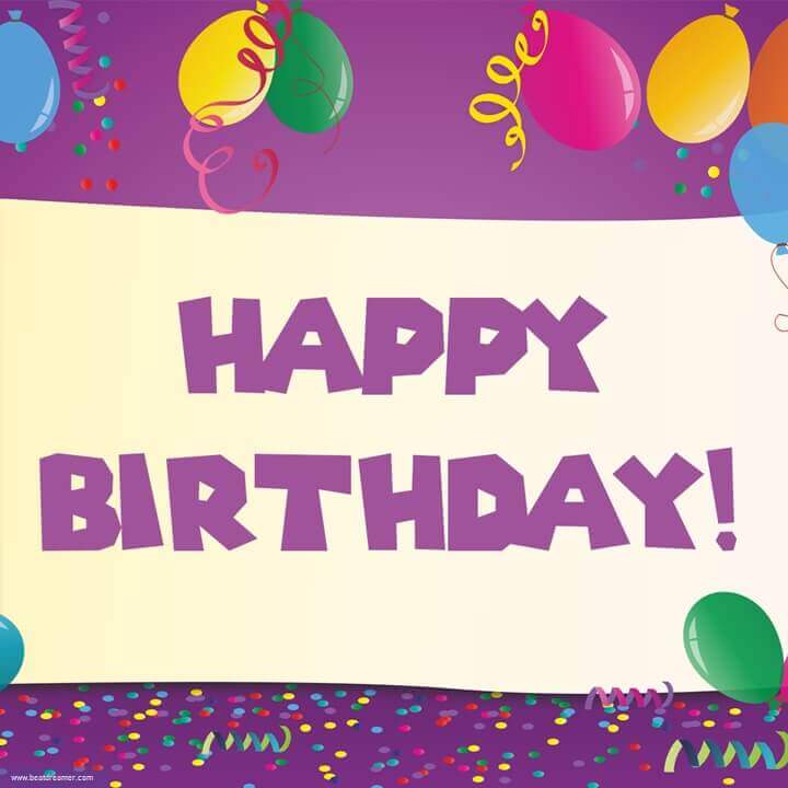 Happy Birthday Balloons Confetti Party Image - Happy Birthday Memes and ...