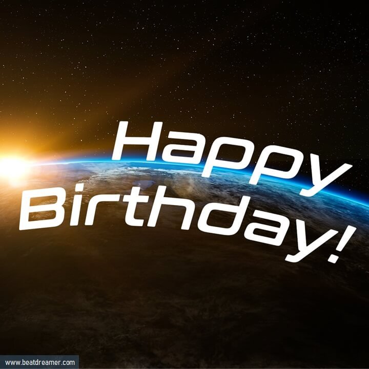 Happy Birthday Space Earth Image - Happy Birthday Memes and images